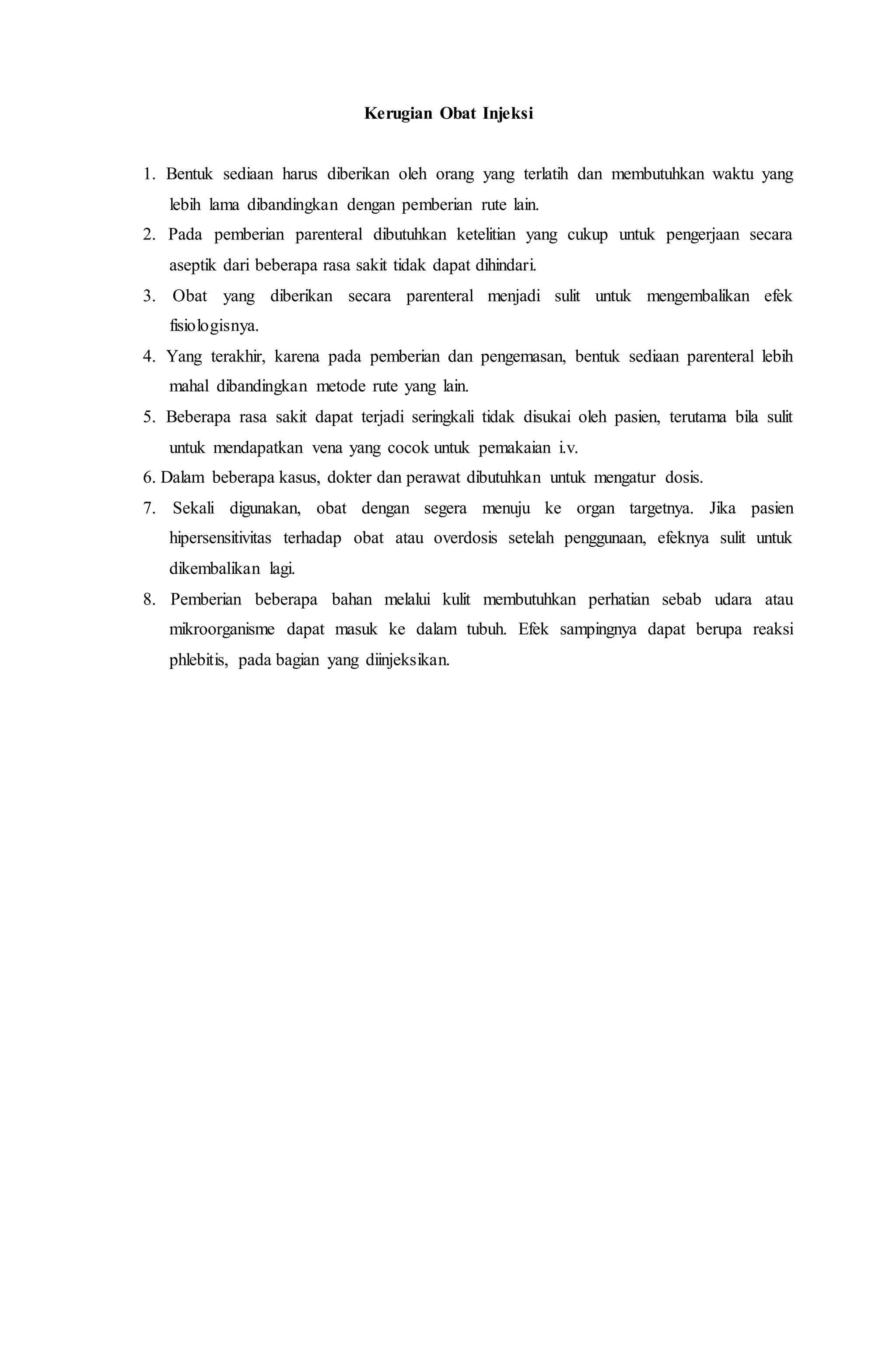 Obat injeksi .. | PDF