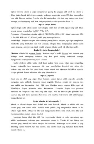 Obat injeksi .. | DOCX