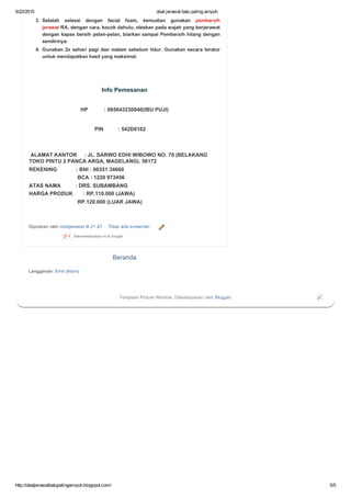 Obat jerawat batu paling ampuh | PDF