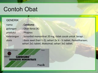 Obat kardiovaskuler | PPTX