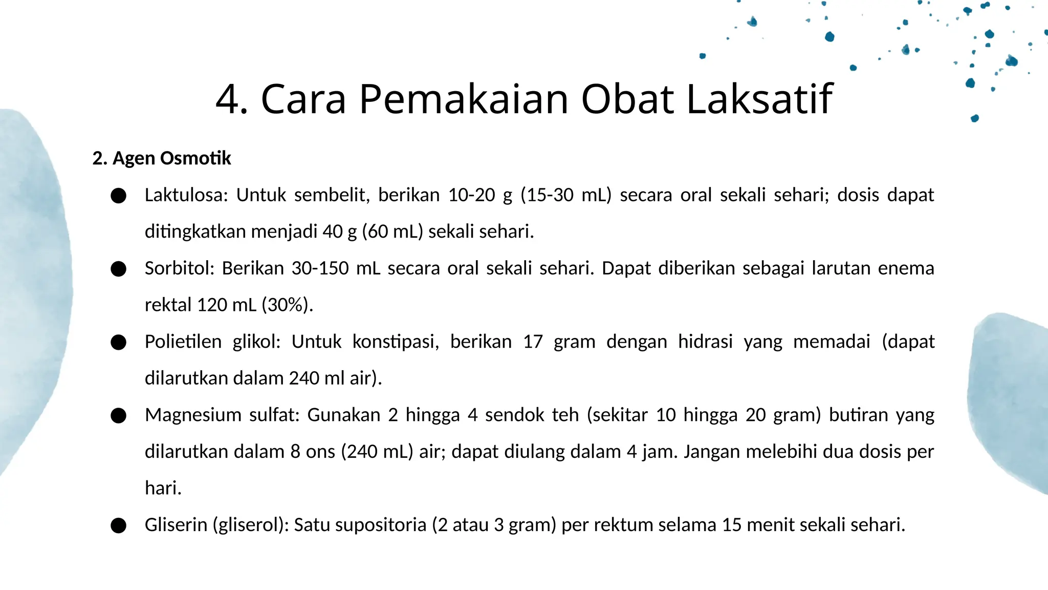 Farmakologi Obat Konstipasi Untuk SMK Farmasi Kelas XI | PPTX