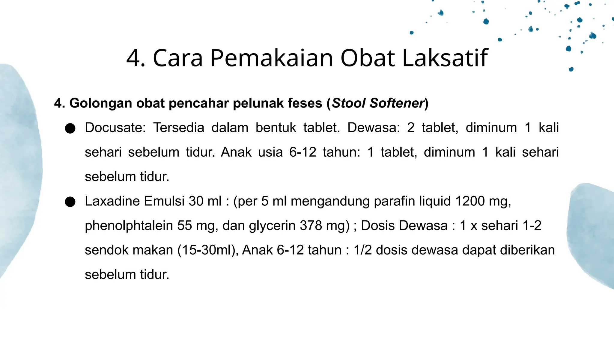 Farmakologi Obat Konstipasi Untuk SMK Farmasi Kelas XI | PPTX