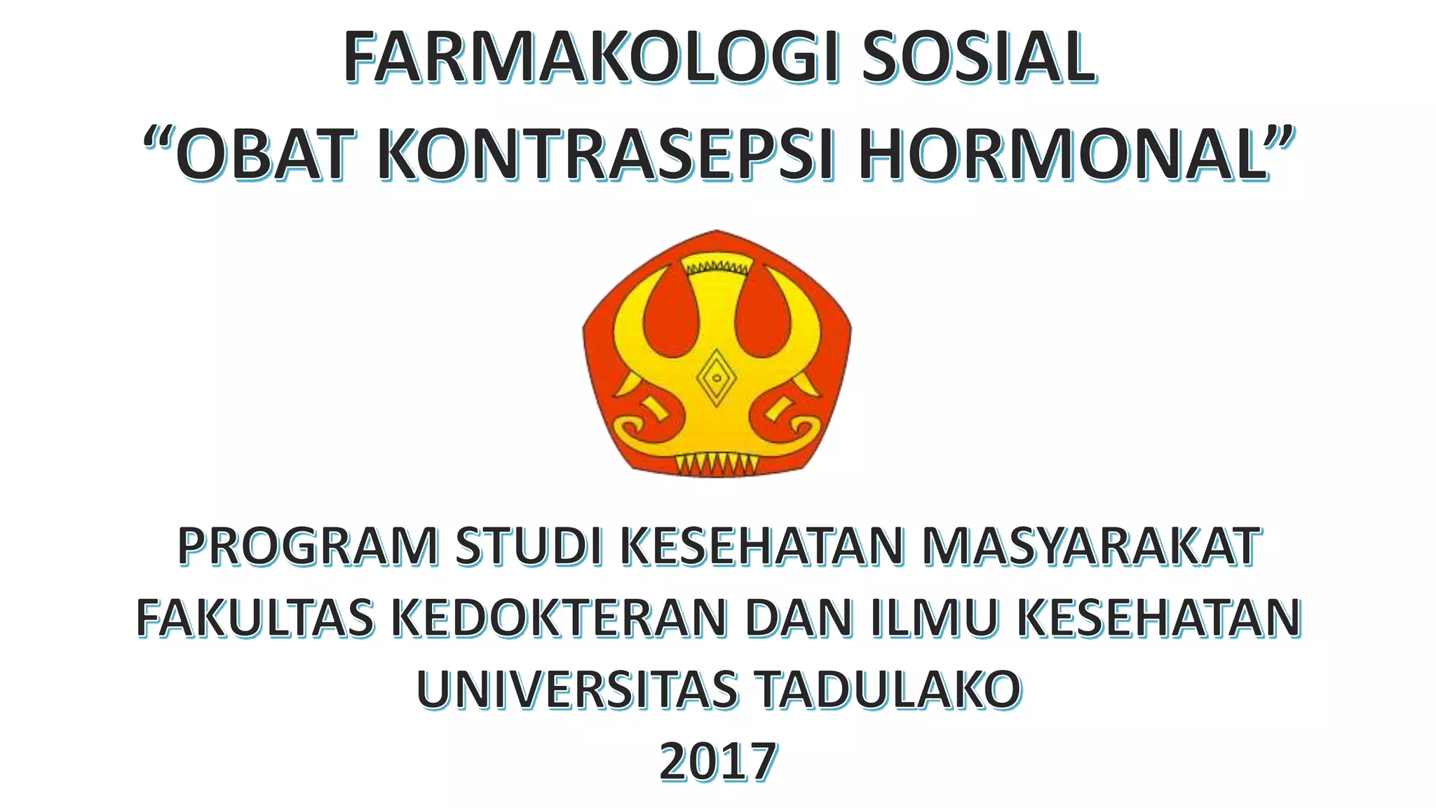 Obat kontrasepsi hormonal | PPTX
