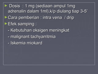 Obat obat emergency | PPT