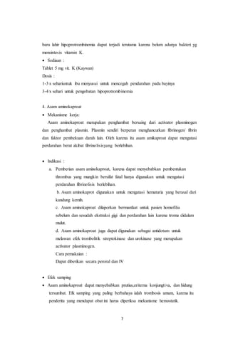 Obat pendarahan | DOCX