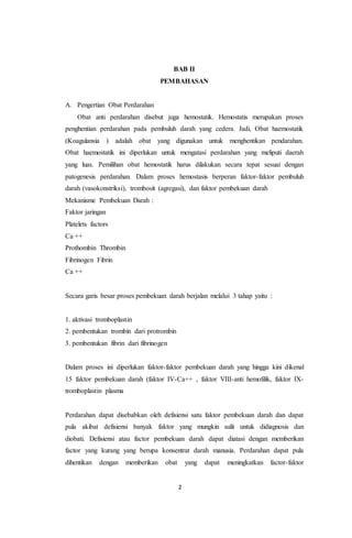 Obat pendarahan | DOCX