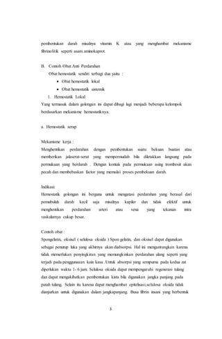 Obat pendarahan | DOCX