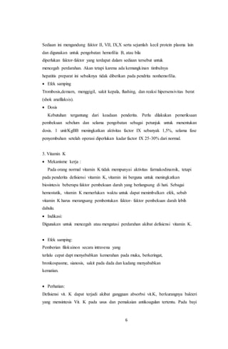 Obat pendarahan | DOCX