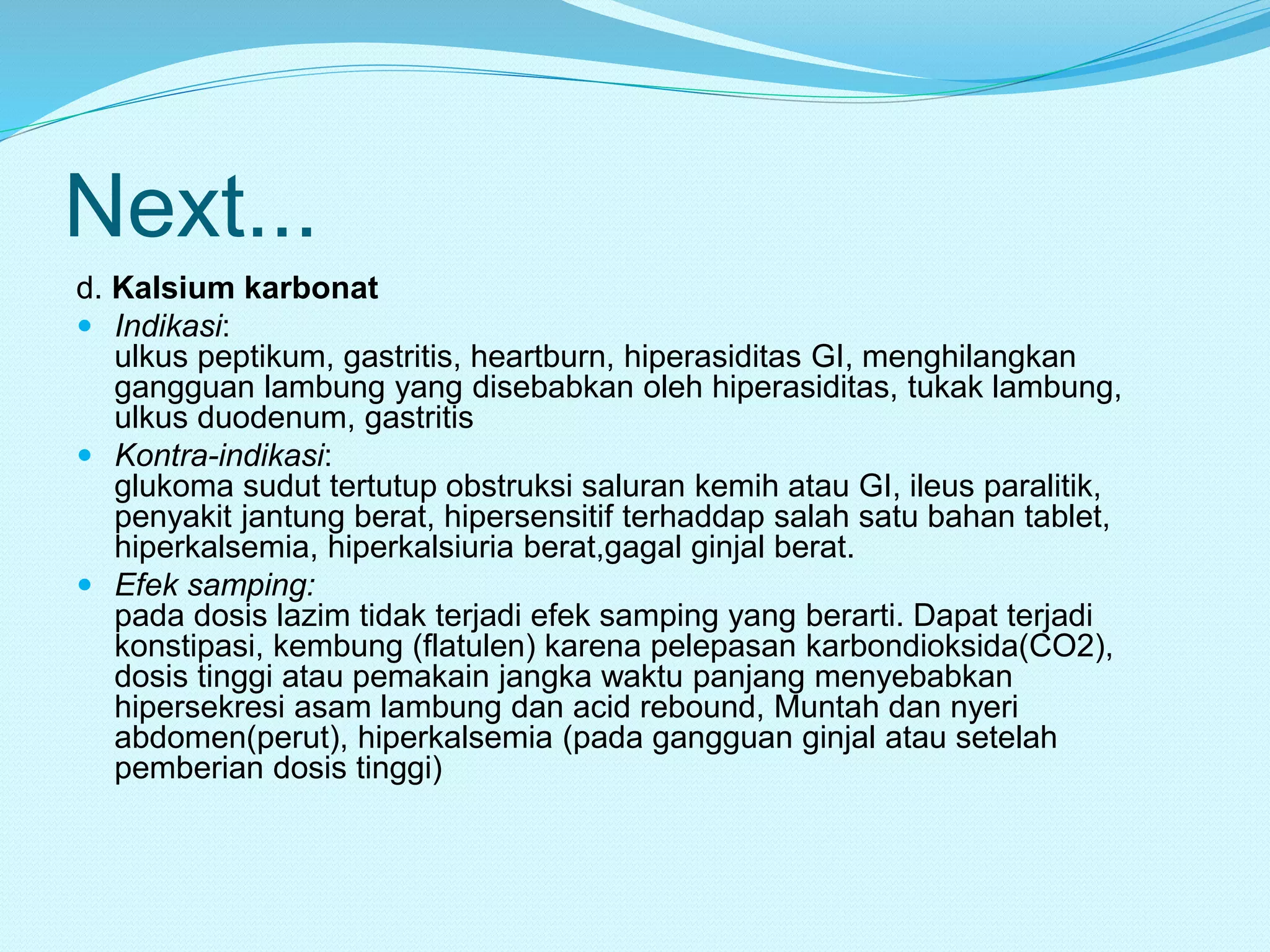 Obat saluran pencernaan | PPTX