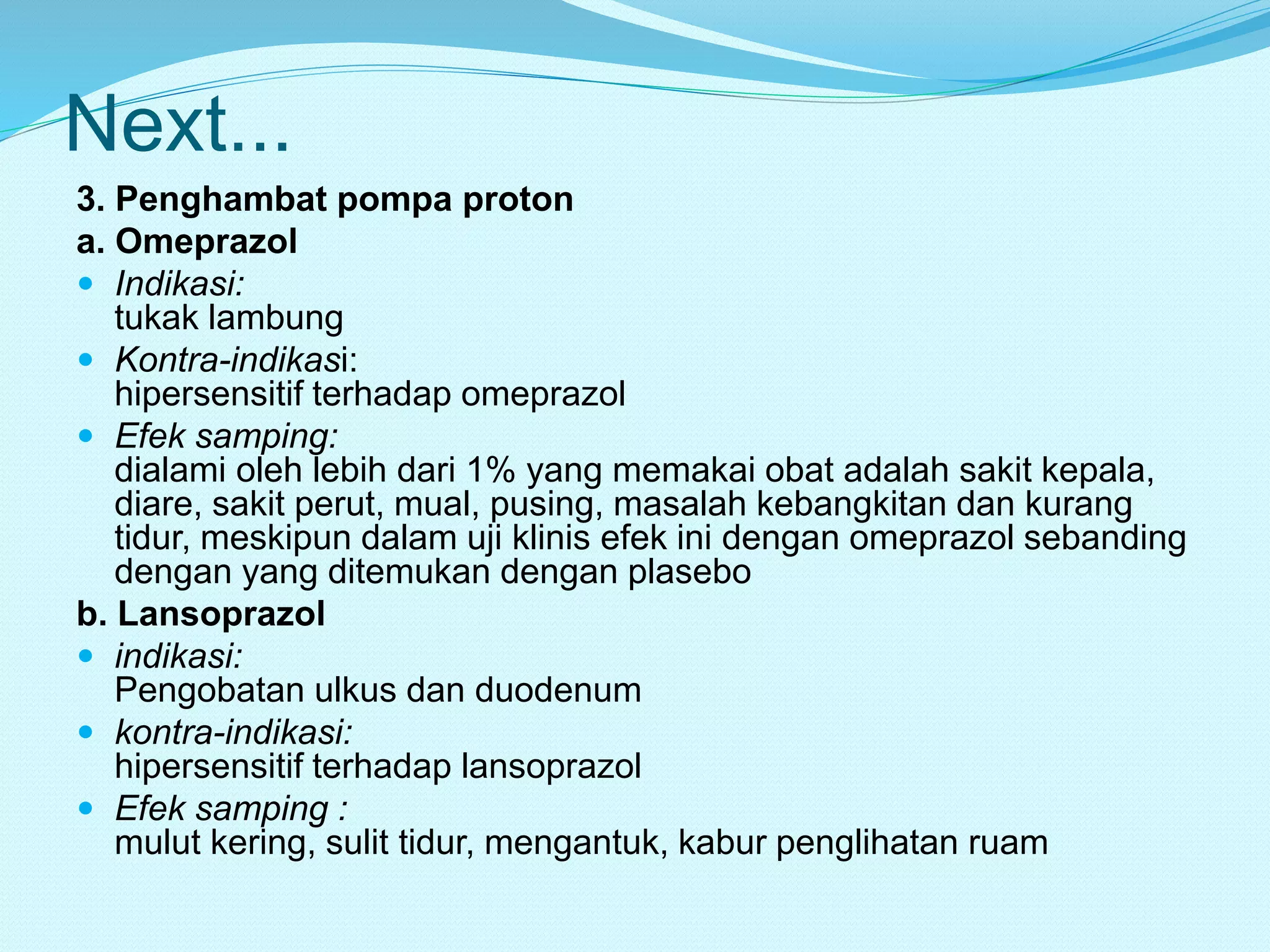 Obat saluran pencernaan | PPTX