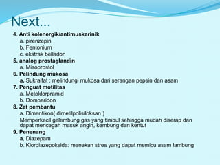 Obat saluran pencernaan | PPTX