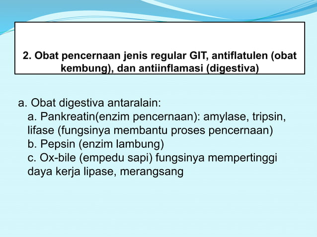 Obat saluran pencernaan | PPTX