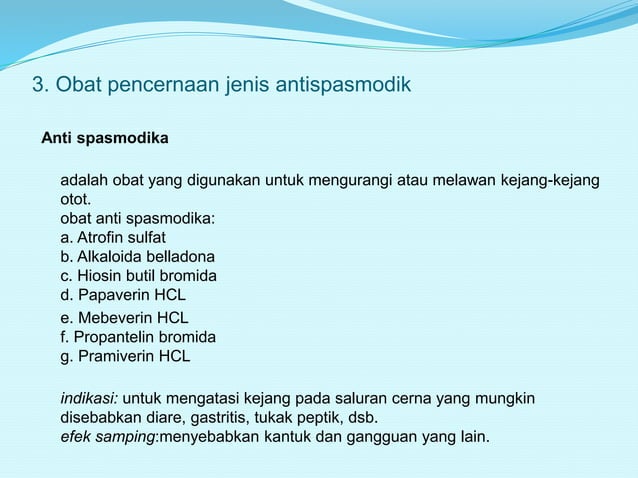 Obat saluran pencernaan | PPTX