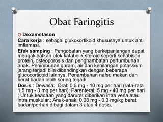 Obat saluran pernafasan | PPTX