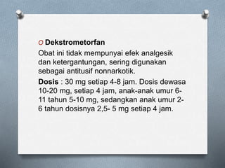 Obat saluran pernafasan | PPTX
