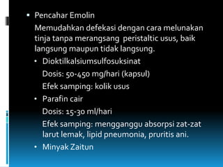 Obat sistem pencernaan | PPTX