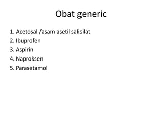 Obat sistem saraf pusat | PPTX