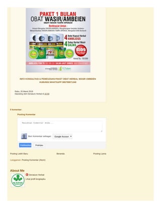 Cara Mengatasi Wasir Alami | PDF