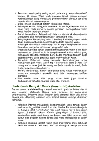 Obat wasir hemorid selain lanaven | PDF
