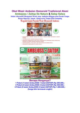 Obat wasir hemorid selain lanaven | PDF
