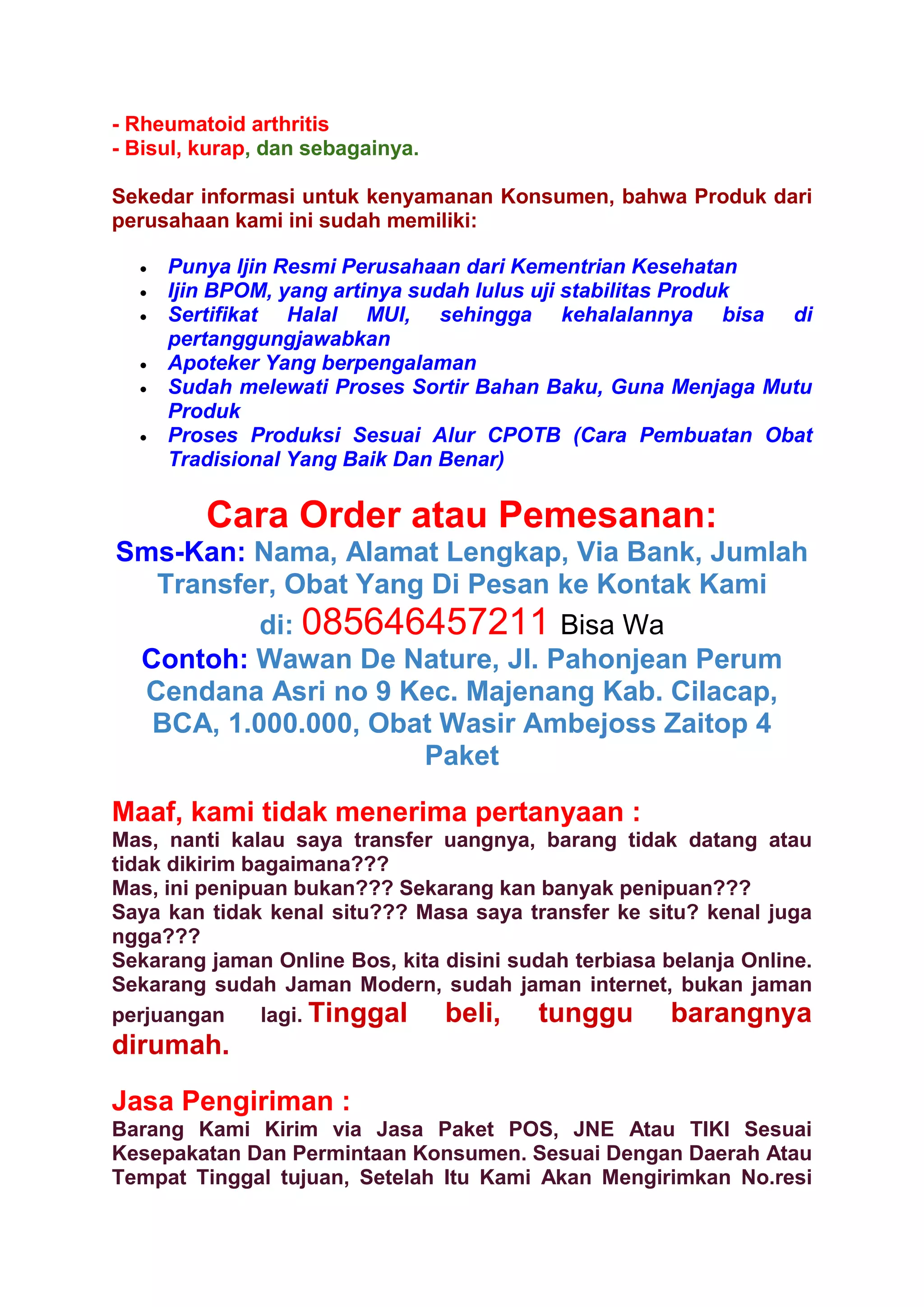 Obat wasir stadium 4 yang sudah parah | PDF
