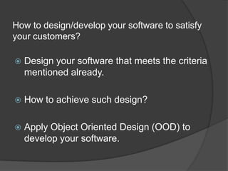 Object Oriented Design SOLID Principles | PPT