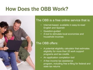 OBB standard power point | PPTX | Government Support and Welfare ...