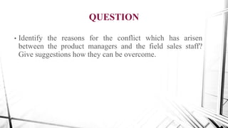 Organisational Behaviour case study conflict management | PPTX