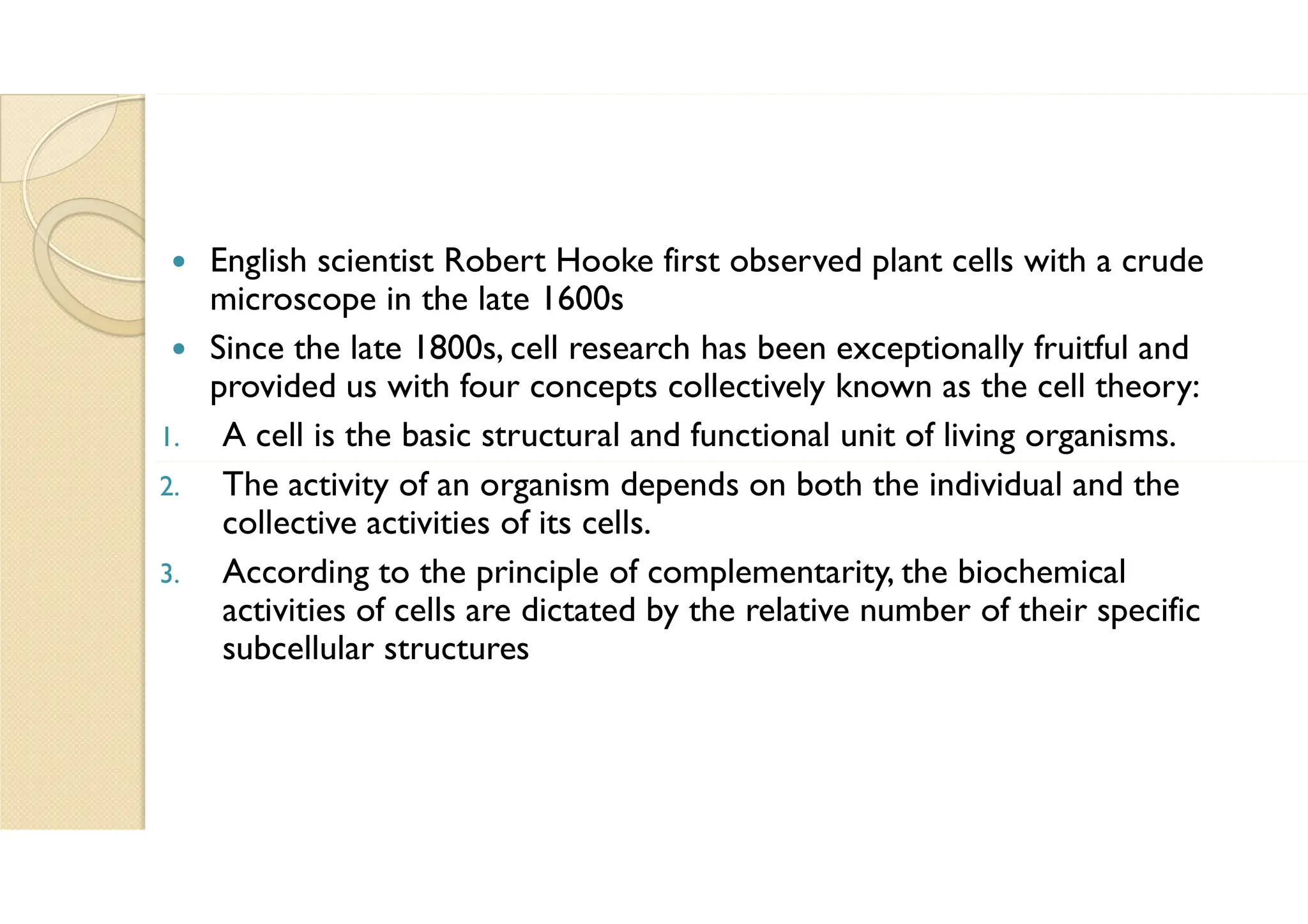 OBC CYTOLOGY.pdf ( properties , components and their functions in the ...