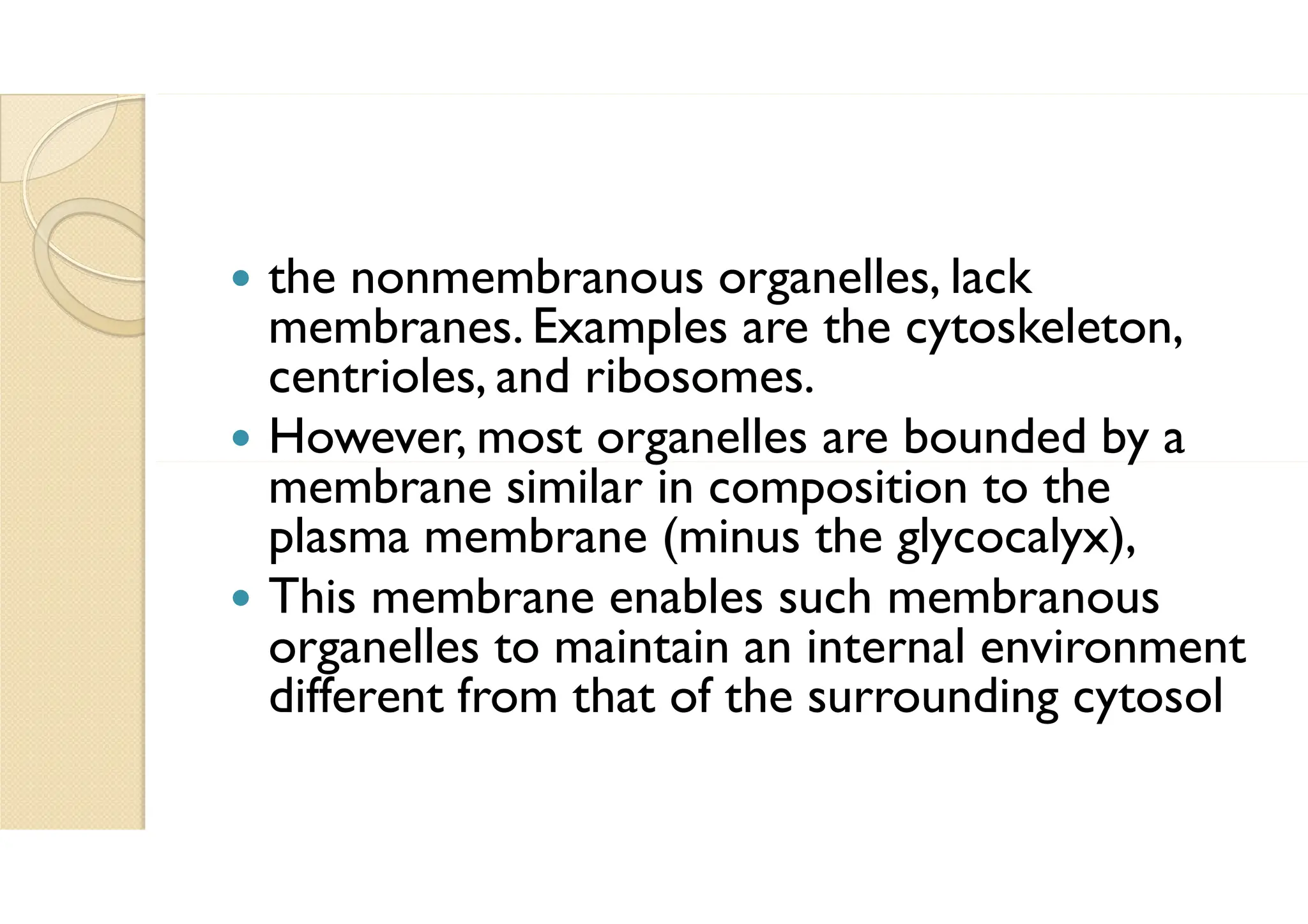 OBC CYTOLOGY.pdf ( properties , components and their functions in the ...