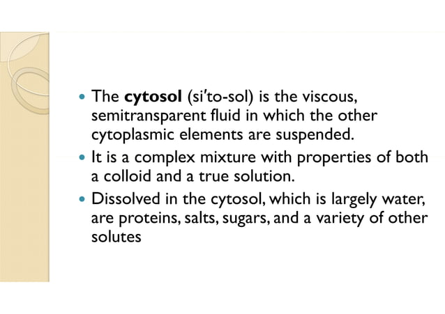 OBC CYTOLOGY.pdf ( properties , components and their functions in the ...