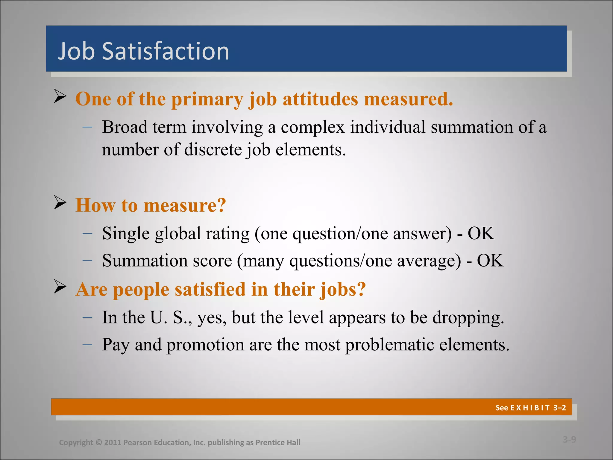 Chapter 3 Attitudes and Job Satisfaction | PPT