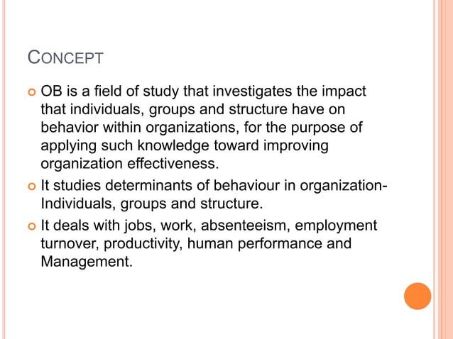 Ob chp 1_introduction | PPT