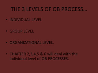 Organizational Behavior Chapter 2 | PPTX