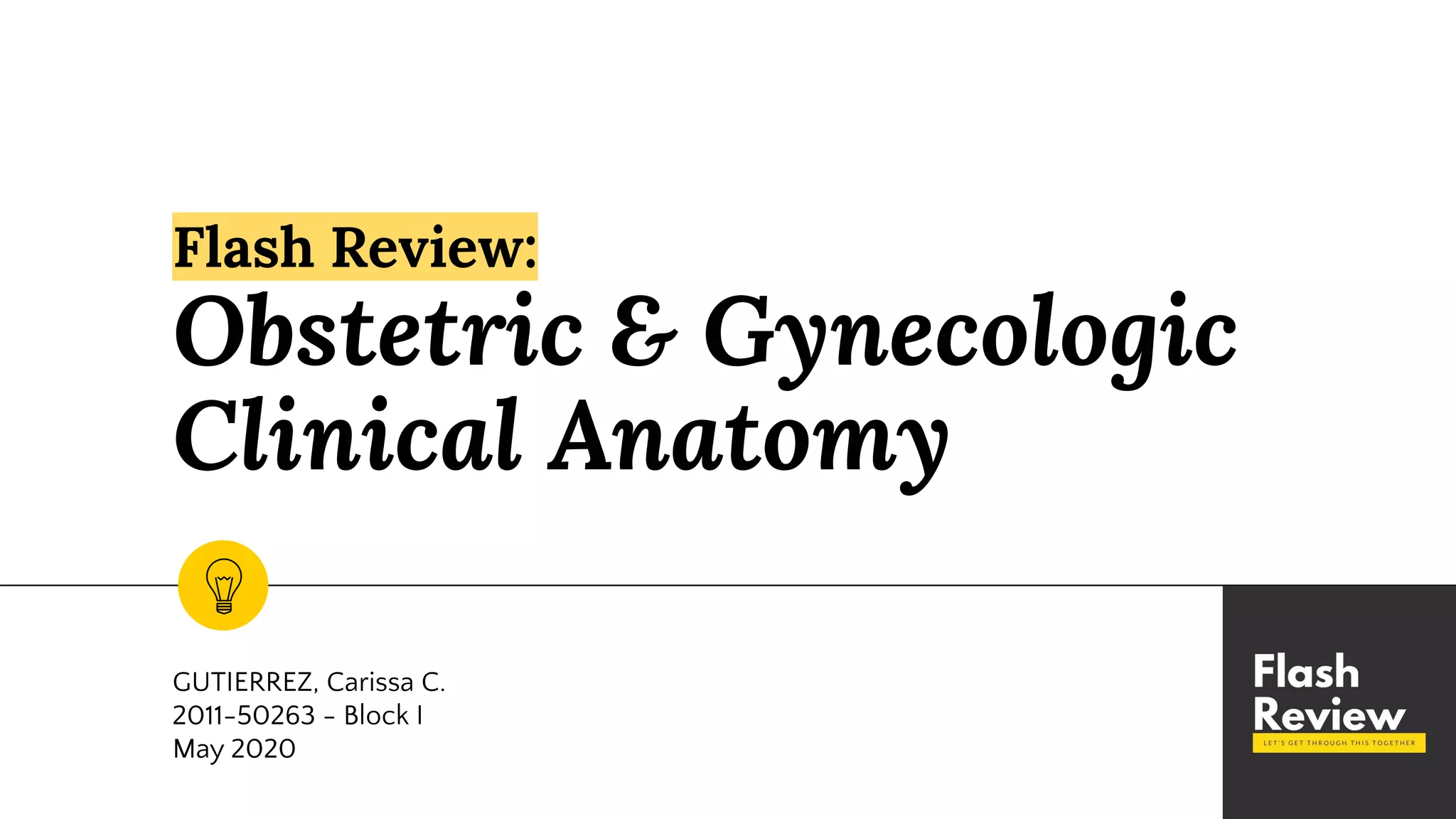 Obstetric and Gynecologic Clinical Anatomy | PDF