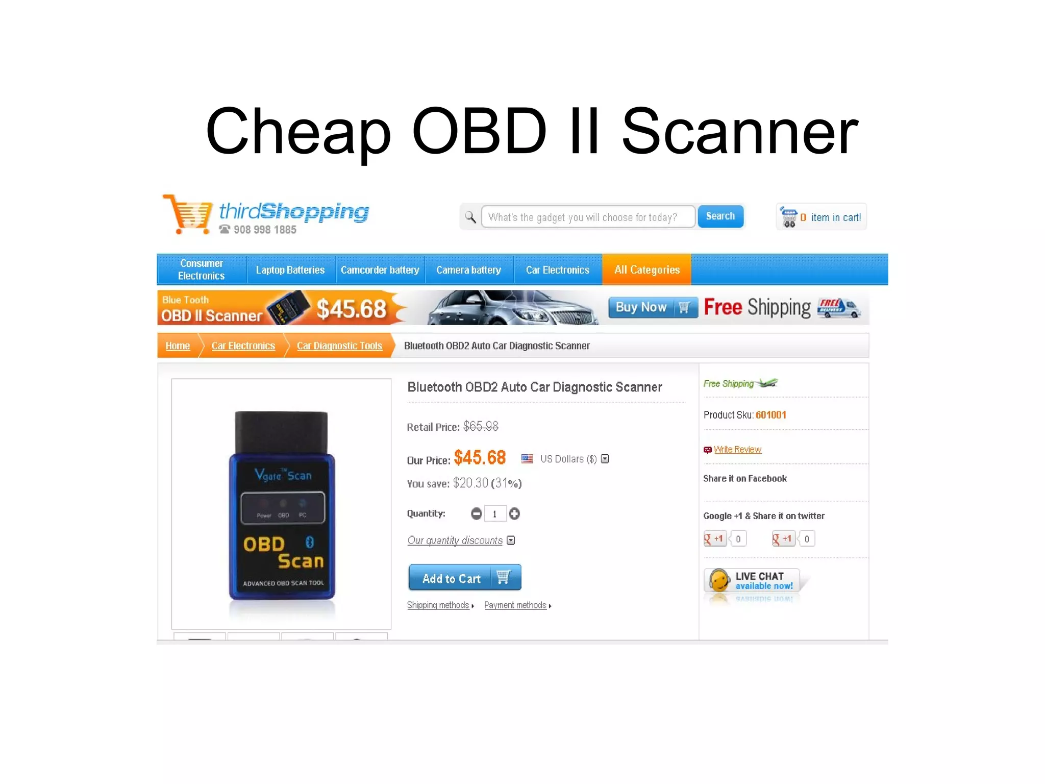 Obd2 scanner | PPT