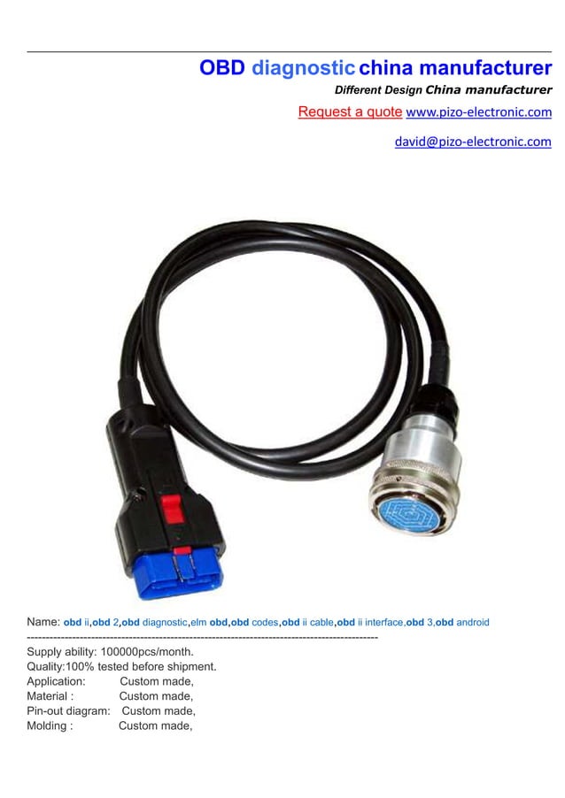OEM Obd diagnostic china manufacturer | PDF