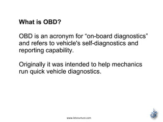 Obd how to guide | PPT