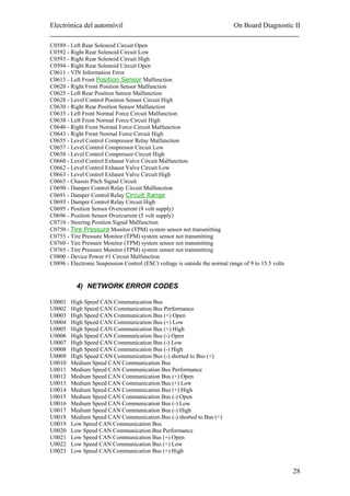 OBD-II On Board Diagnostics - Electrónica del automóvil | PDF