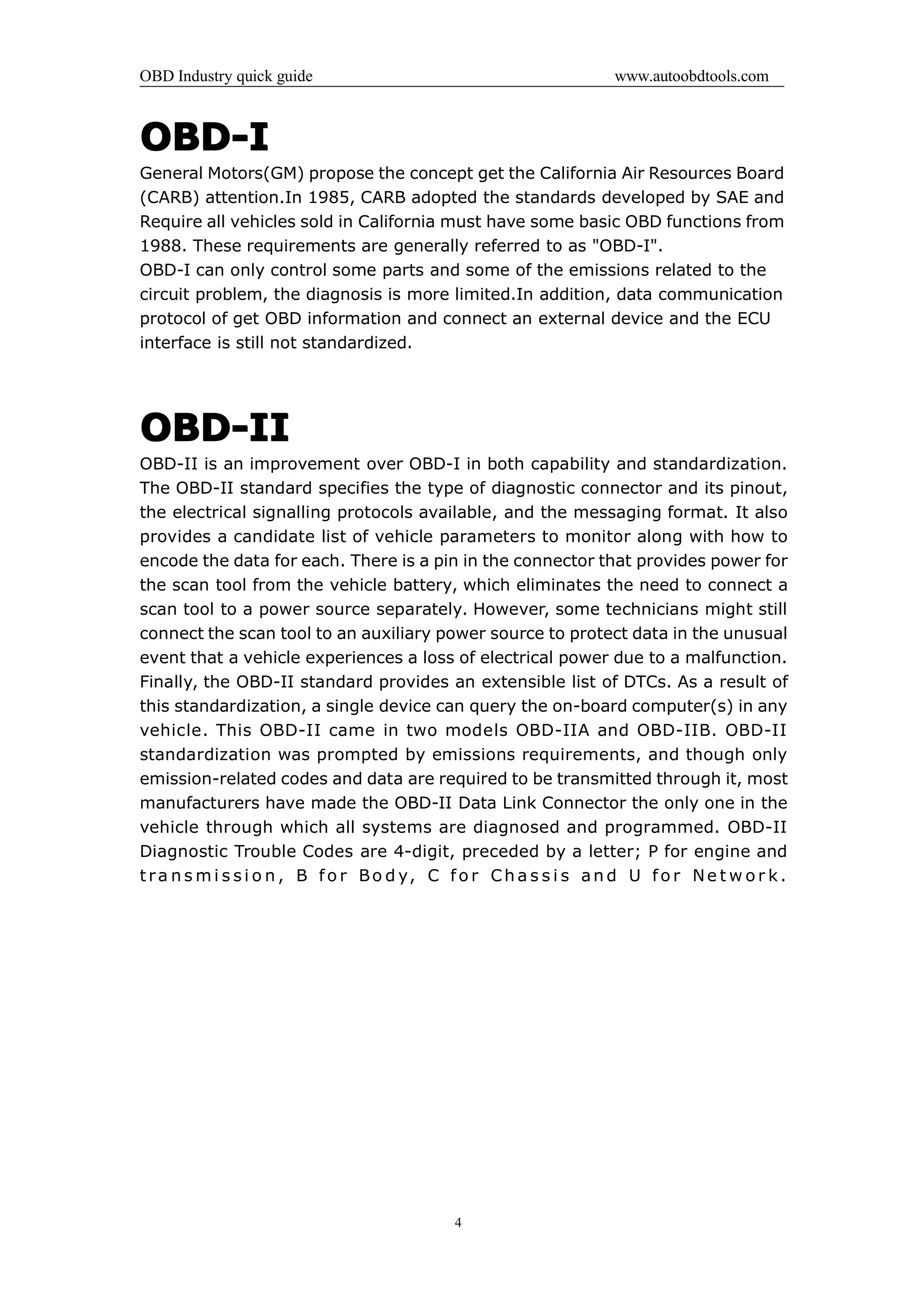 the best obd industry quick guide book | PDF