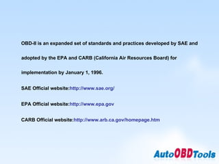 Obd system quick guide | PPT
