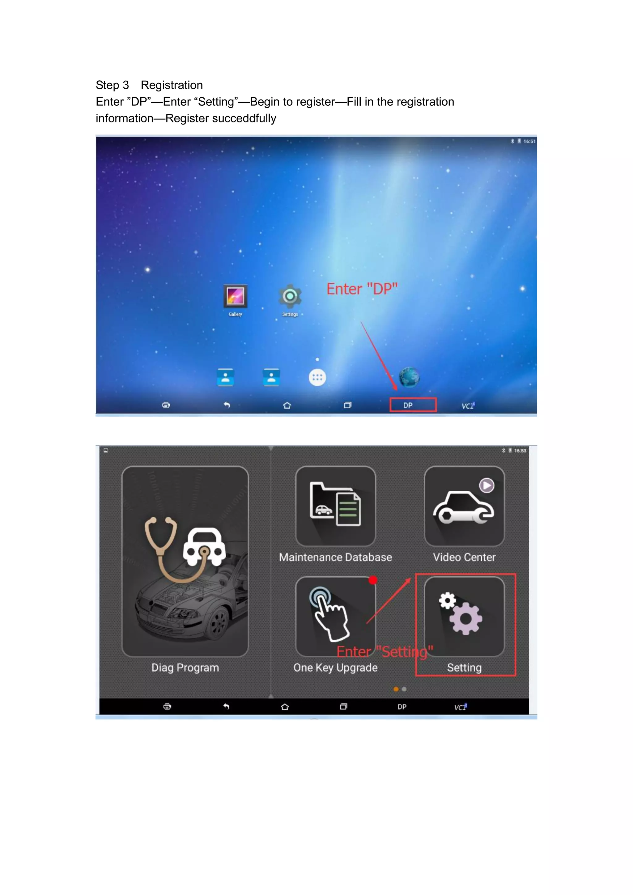 Obdstar x300 dp tablet register guide | PDF