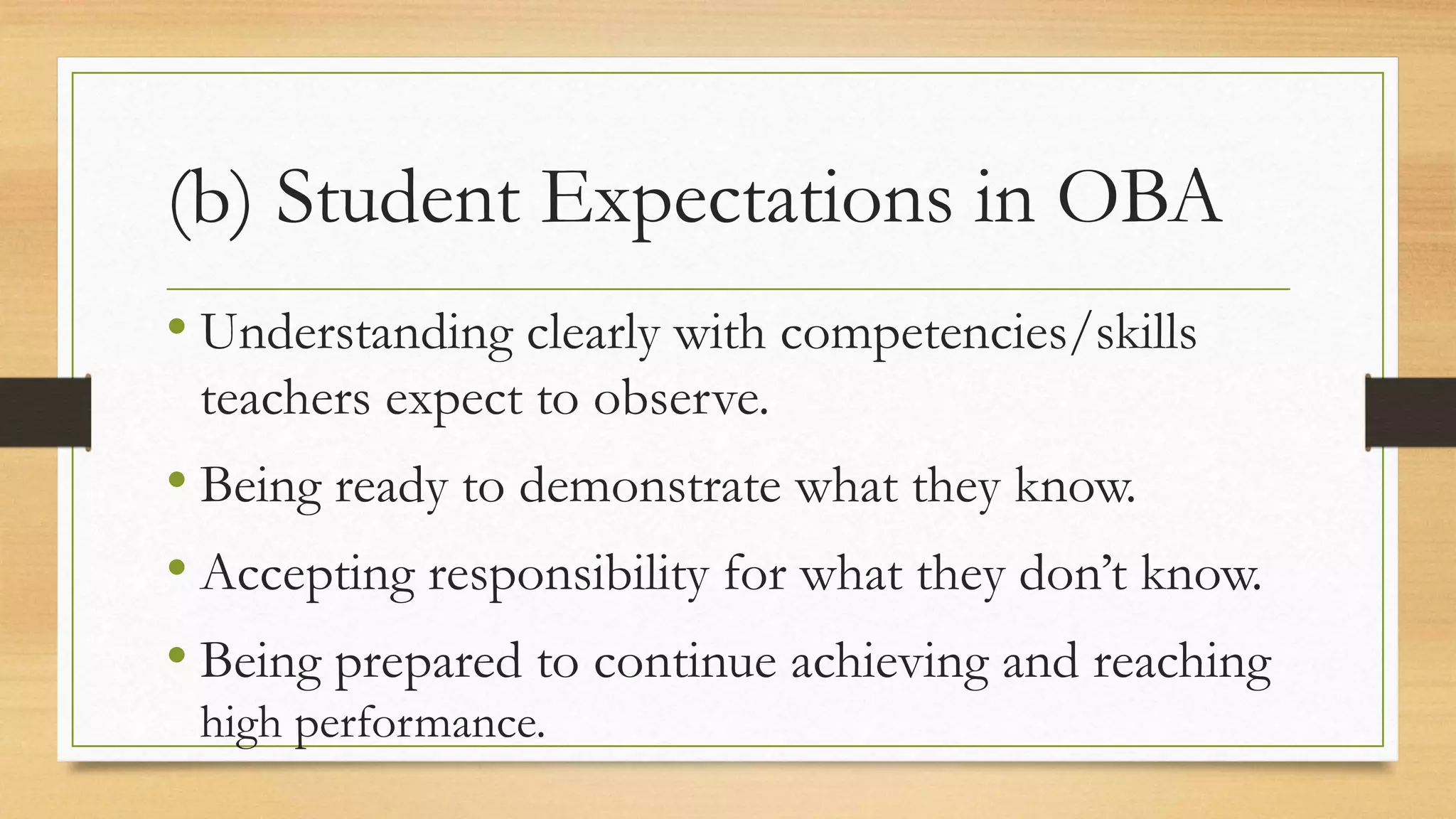 Outcomes-Based Education (OBE) | PPTX