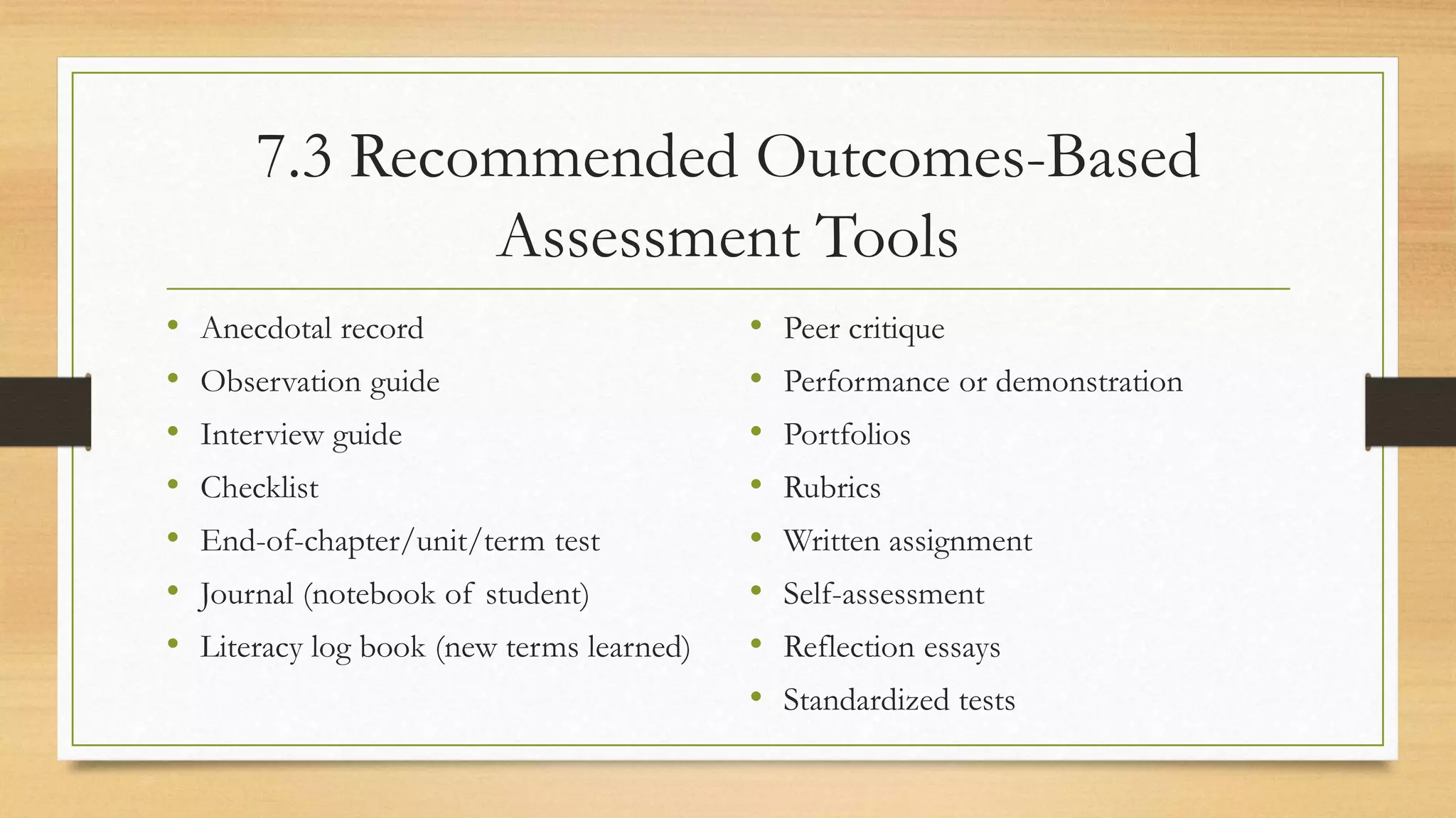 Outcomes-Based Education (OBE) | PPTX