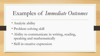 Outcomes-Based Education (OBE) | PPTX