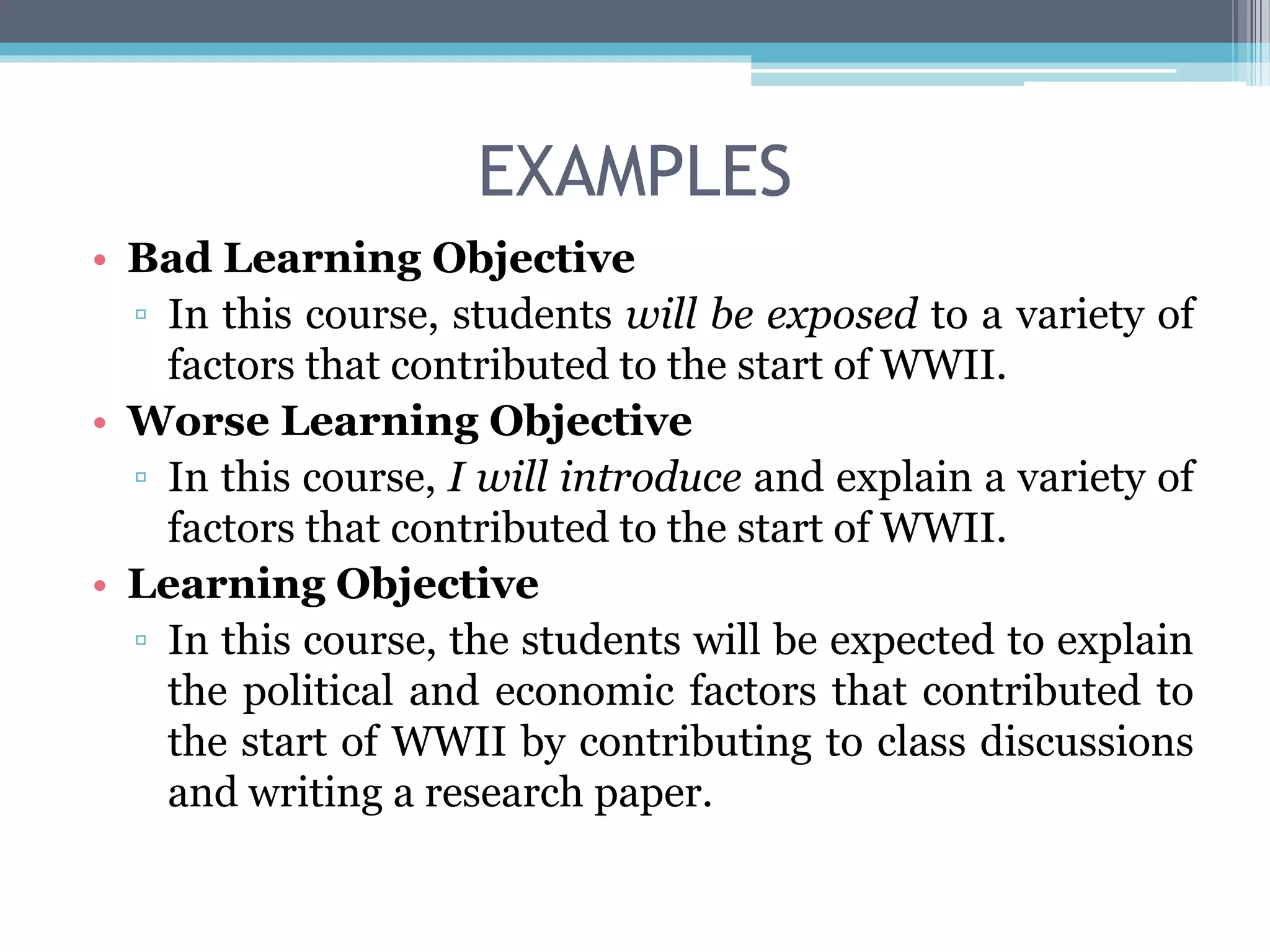 OUTCOMES-BASED EDUCATION (OBE) OR OUTCOMES-BASED TEACHING AND LEARNING ...