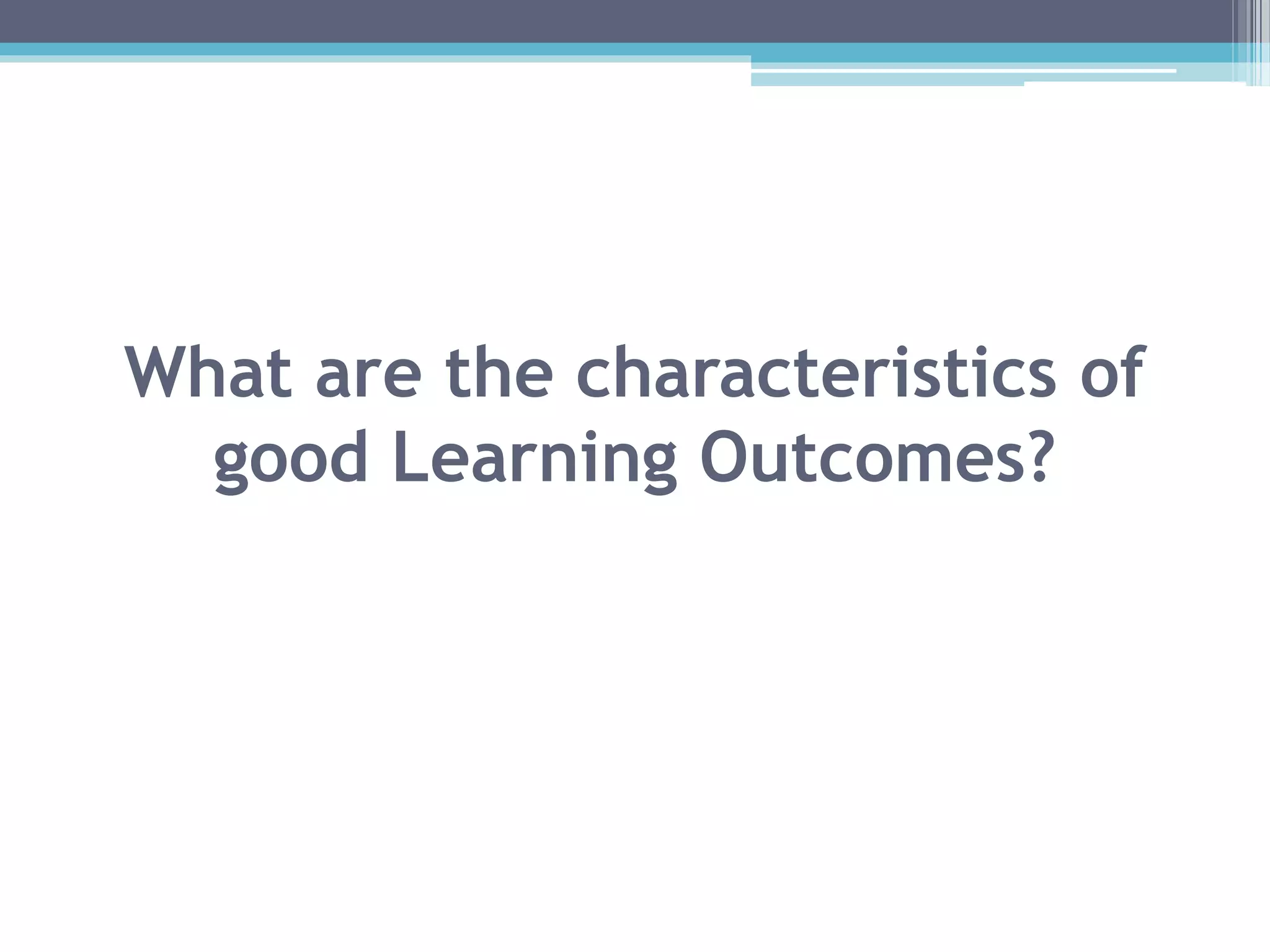 OUTCOMES-BASED EDUCATION (OBE) OR OUTCOMES-BASED TEACHING AND LEARNING ...