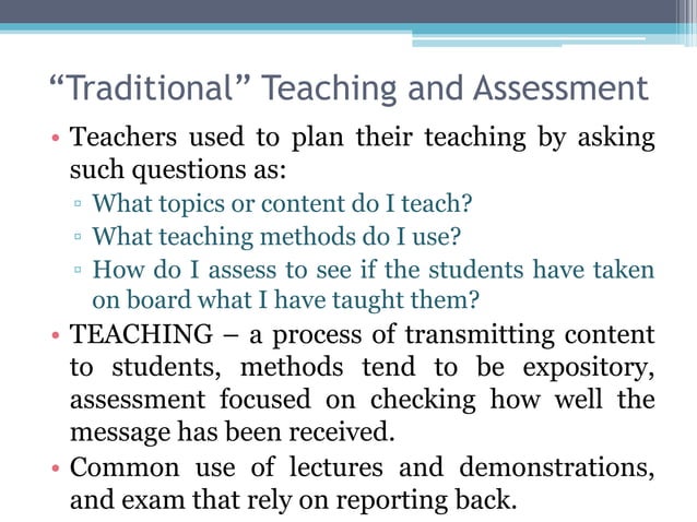 OUTCOMES-BASED EDUCATION (OBE) OR OUTCOMES-BASED TEACHING AND LEARNING ...
