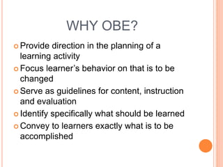 Outcomes-Based Education | PPTX