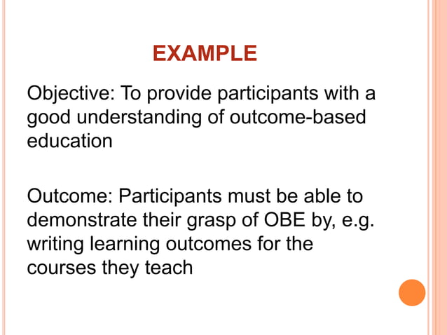 Outcomes-Based Education | PPTX | Educational Assessment | Education